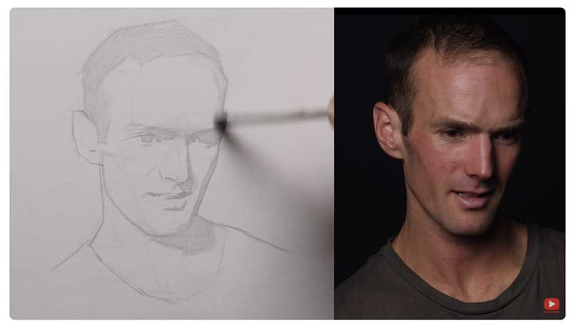 Make all your portrait drawings better by practicing this step ...