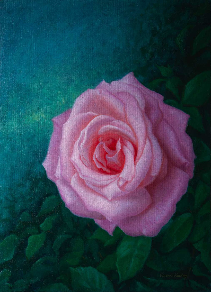 Into the Mystic - Rose Painting – Vincent Keeling