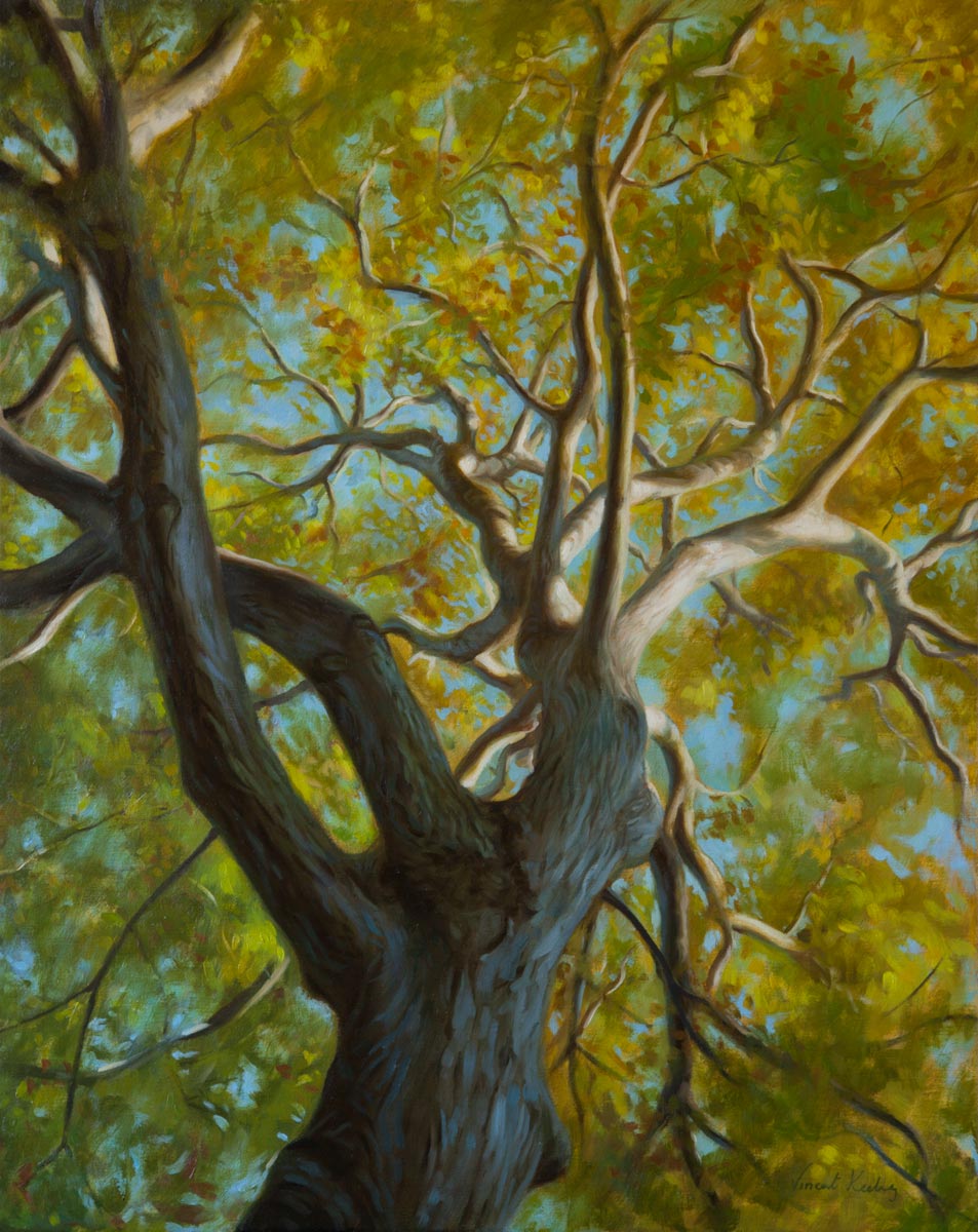 Oil Tree Paintings The Tree Of Life With Its Own Painting By Olha