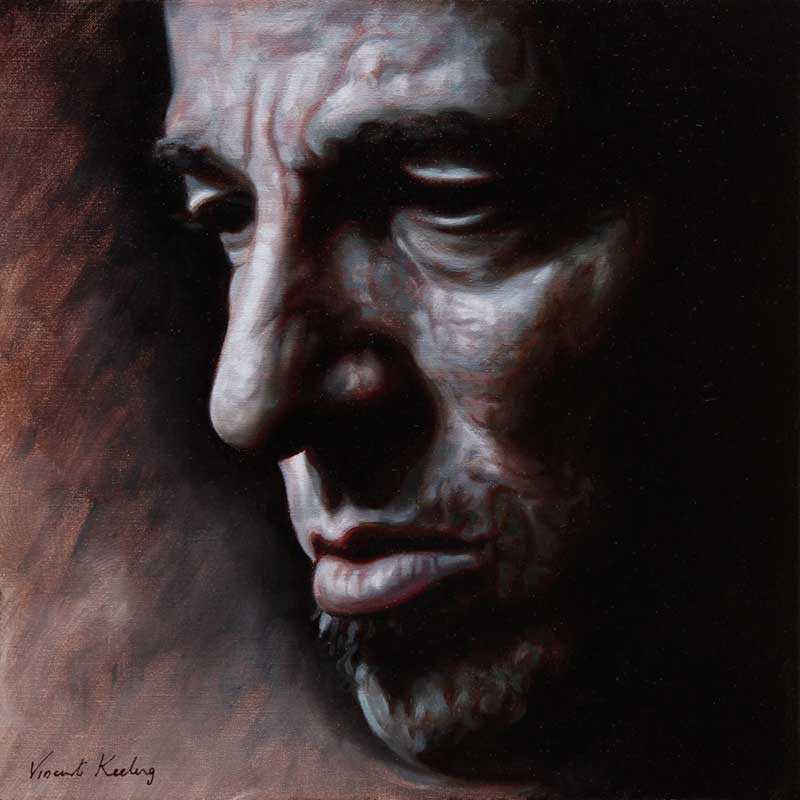 Bruce Springsteen (Long Walk Home) - Oil Painting – Vincent Keeling